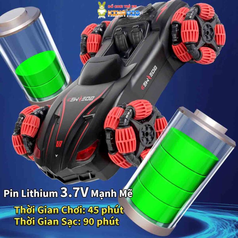 Xe Điều Khiển Từ Xa Mui Trần Goeswe, Xoay 360 Độ, Sáng Đèn, Phát Nhạc ...