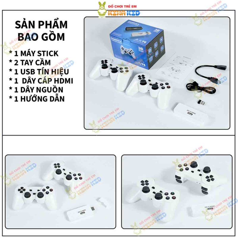 Máy chơi game stick PSP cao cấp Y6, Tay Cầm Không Dây Tốt, Kết Nối Tivi ...